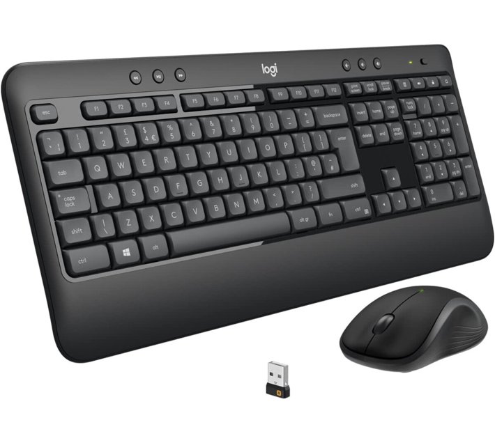Logitech MK540 Wireless Desktop Keyboard (Black) | Makro