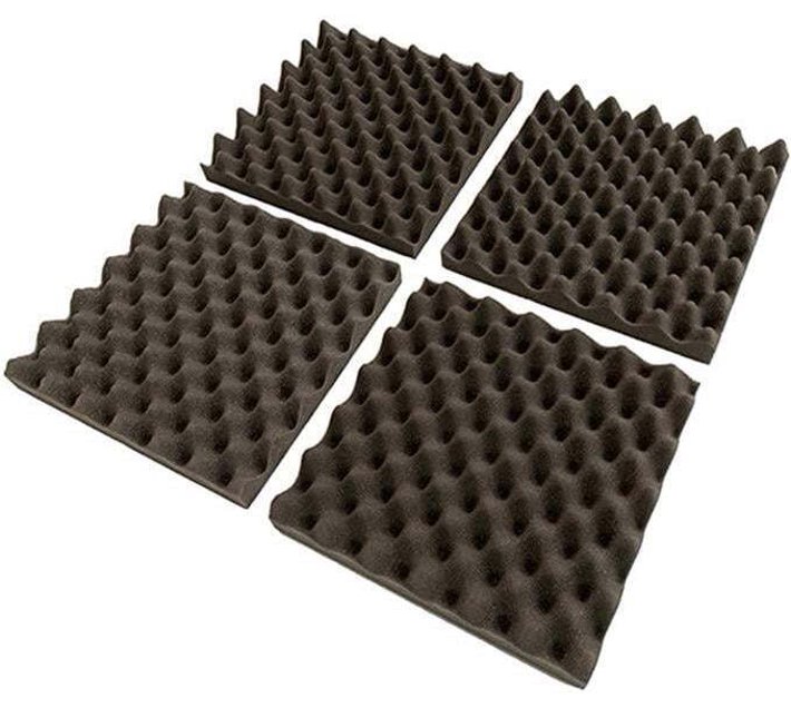 Dreamy Comfort Foam Pyramid Wall (4 Panels Grey) | Makro