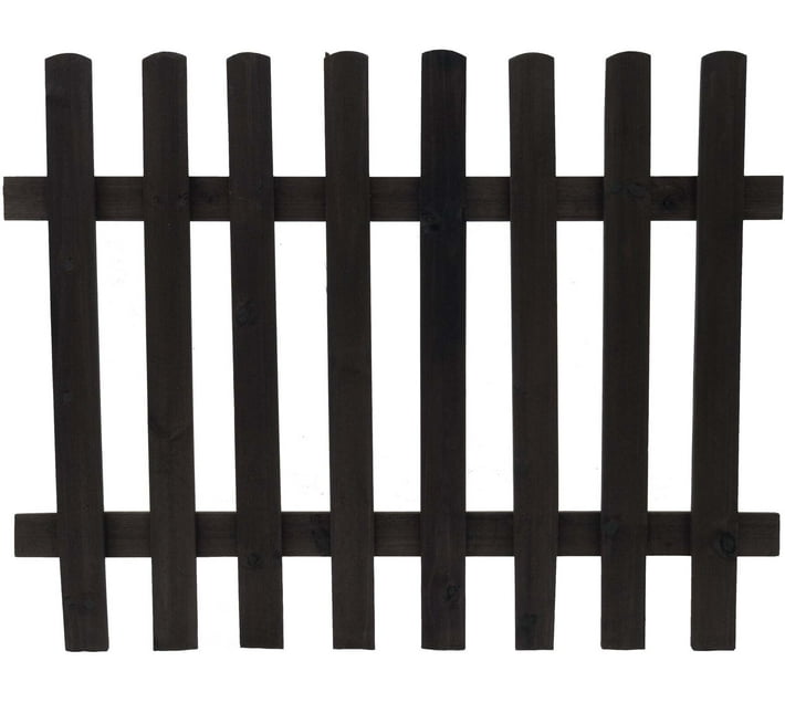 First Dutch Brands Picket Fence 1200 CCA Treated Pine Black CCA Treated ...