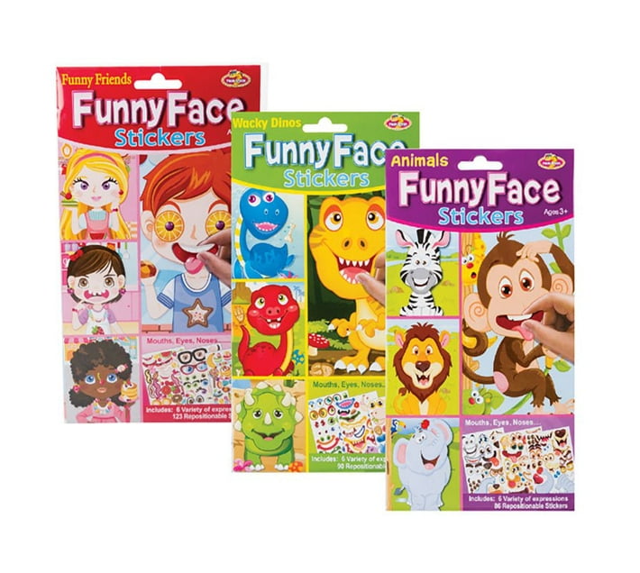 Make A Face Sticker Set (Pack of 3) | Makro