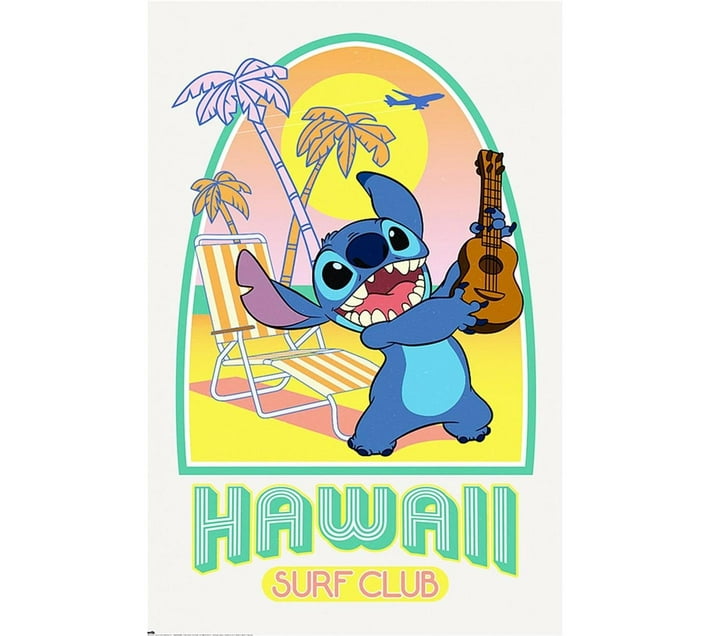 Someone’s in a Makro Lilo & Stitch - Hawaii Surf Club - 61 x 91.5cm ...