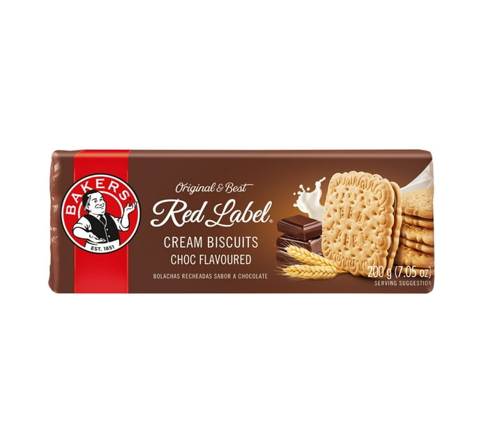 Someone’s in a Makro Bakers Red Label Biscuits Choc Creams (1 x 200g) Mood