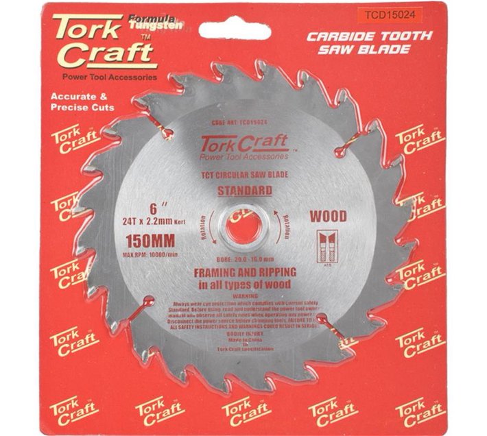 Someone’s in a Makro Tork Craft - Blade Tct 150 X 24T 20/16 General ...