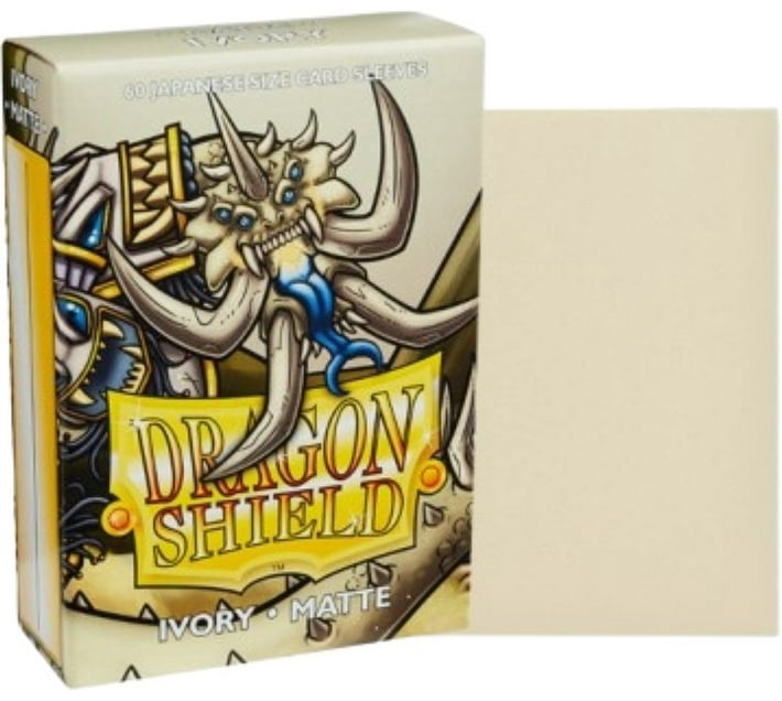 Dragon Shield Ivory - Matte Sleeves - Japanese Size Board Game ...