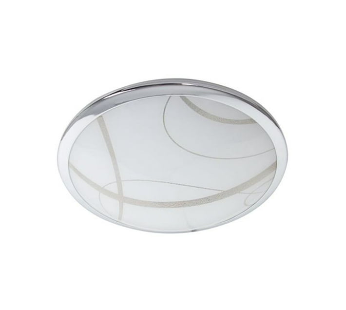 Someone’s in a Makro Ceiling Fitting 3 Lamp Patterned Glass Satin ...