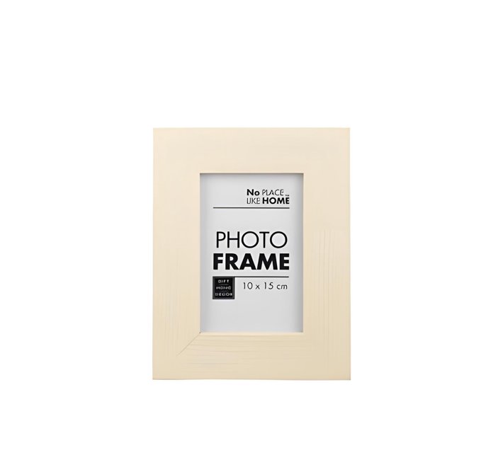 Plastic White Border Picture Frame - 10cm x 15cm Photo (Set of 3) | Makro