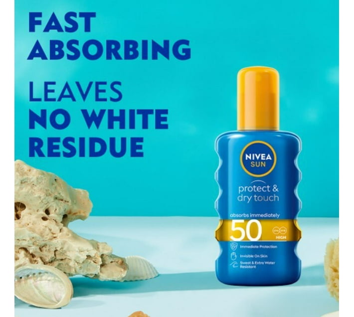 Buy Nivea Sunscreen - SPF 50 Sun Protect & Refresh Spray (200 ml) in ...