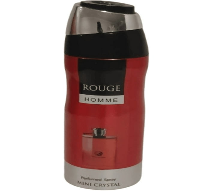 Rouge Homme Perfumed Body Spray Mini Crystal 200ml Rouge Body Spray ...