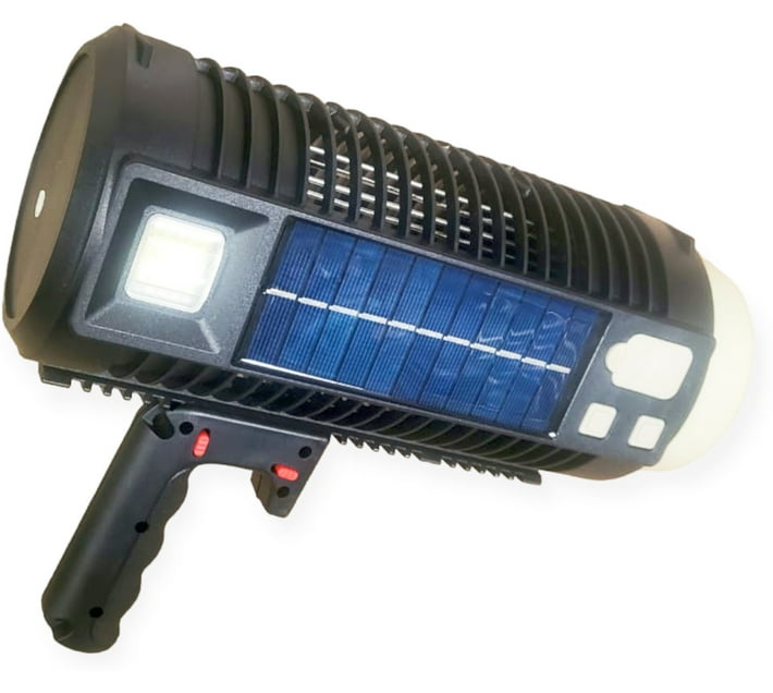Ashcomonline Solar Powered Searchlight With Mosquito Electric Shock ...