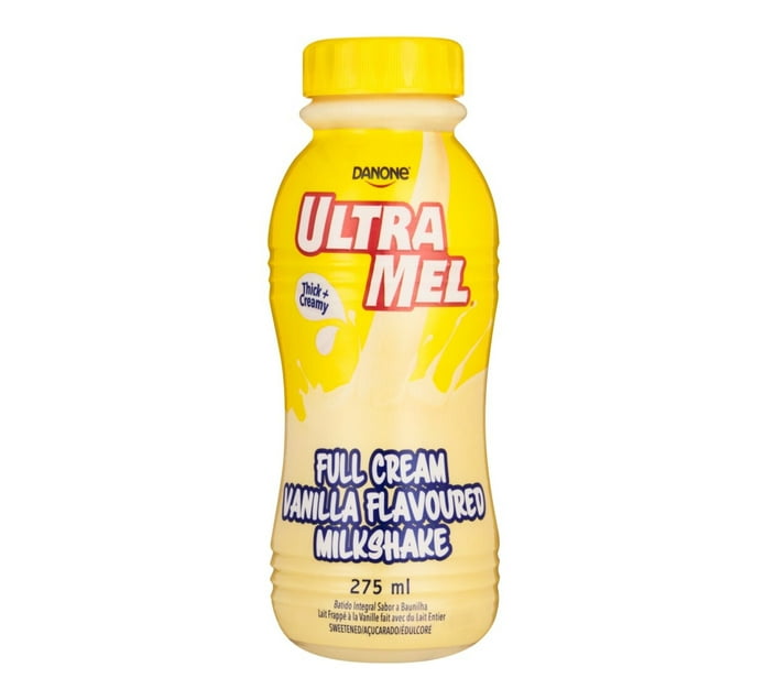 Buy Danone Ultra Mel Vanilla Flavoured Full Cream Milkshake 275ml in ...