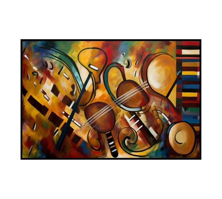 Someone’s in a Makro Canvas Wall Art - Instruments Unity By Chromatic ...