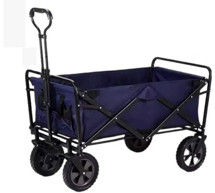 Collapsible Folding Trolley-Wagon Stainless Steel, Polyester Kitchen ...