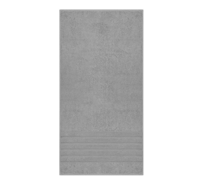 Buy Glodina Zero Twist Cotton Bath Towel Grey 70cm x 130cm in Bulk ...