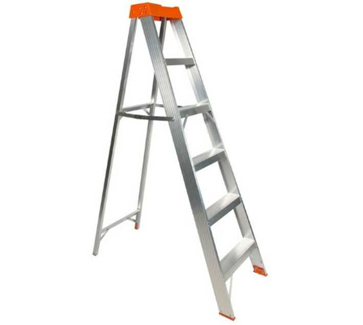 Buy Badger Aluminium Step Ladder 6 Step 150 kg 1800 mm Aluminium Ladder ...