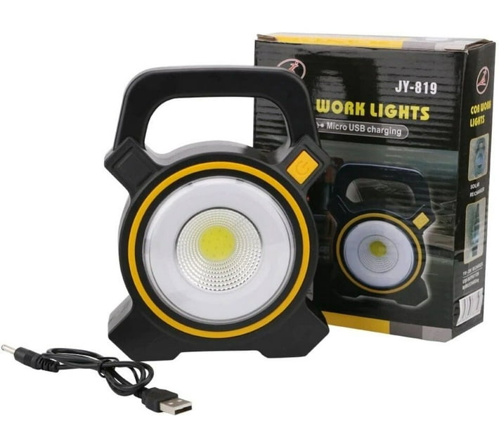 DH Stores Portable Camping Light with Torch Flashlight Torch (Black ...