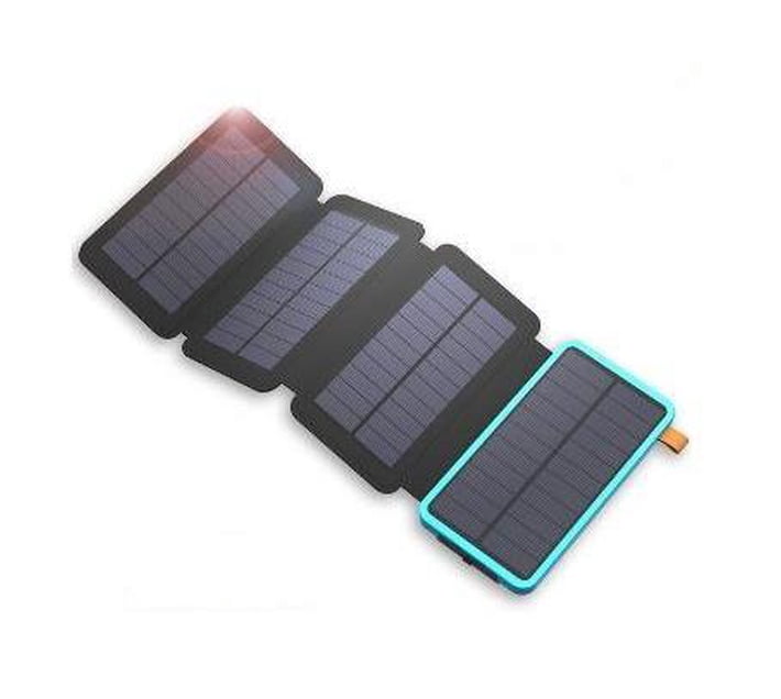 Someone’s in a Makro 13800Mah 4 Panels Solar Power Bank With Dual USB ...