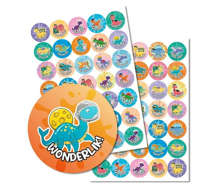 Redfern Self-Adhesive Dinosaur Reward Stickers (A5) Afrikaans | Makro