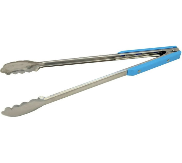 Outdoor Accessories 40 cm Stainless Steel Braai Tong 3 Pack - Blue 40 ...