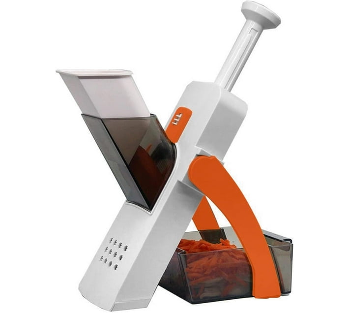 Perfect Dealz 5 in 1 Safe Slice Mandoline Plastic Slicer Kitchen Tool ...