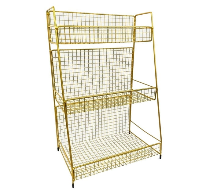 Someone’s in a Makro Home Multi Use Triple Tier Mesh Metal Storage ...