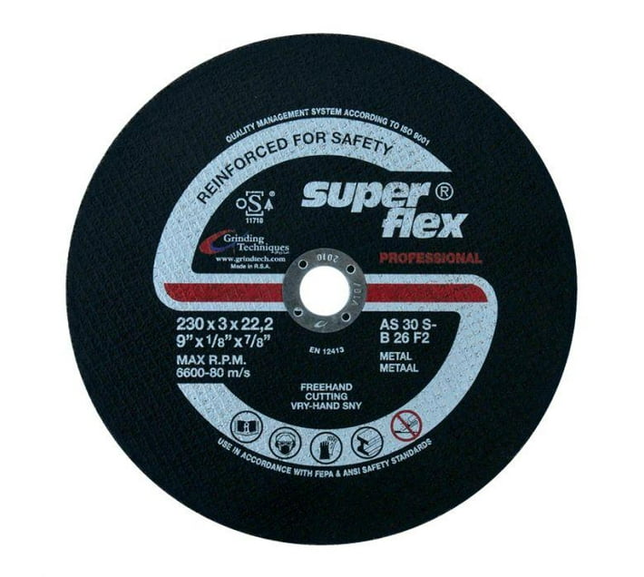 Superflex - Cutting Disc Prof Flat Steel 115X2.5X22 - 6 Pack | Makro