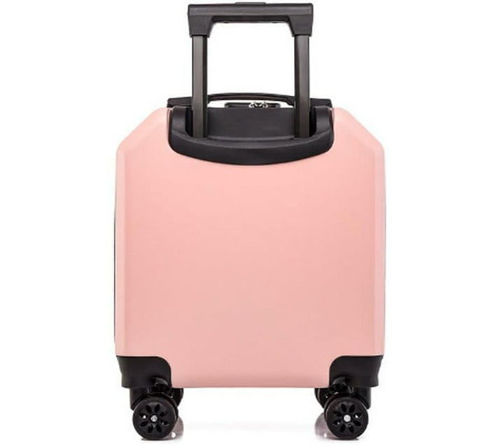 Generic Peach Children's Travel Suitcase (foldable handle, on wheels ...