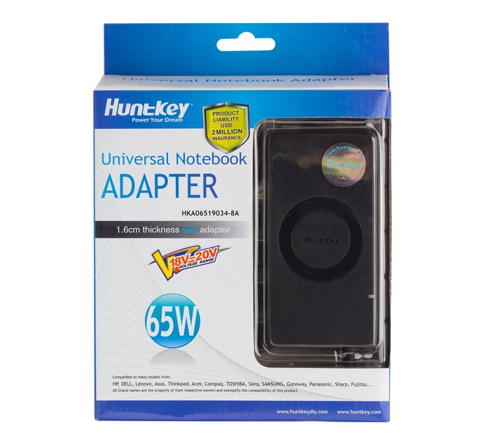 Someone’s in a Makro Huntkey 65 W Universal Laptop Power Adapter Mood