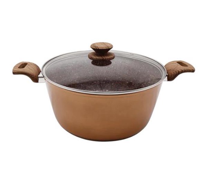 Someone’s in a Makro Copper Chef Forged Granite Non-Stick Casserole Pan ...