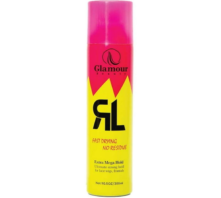 Glamour Rl Beauty Extra Mega Hold Freezing Lace Wig Spray 300ml All Hair Types 300 Ml Makro