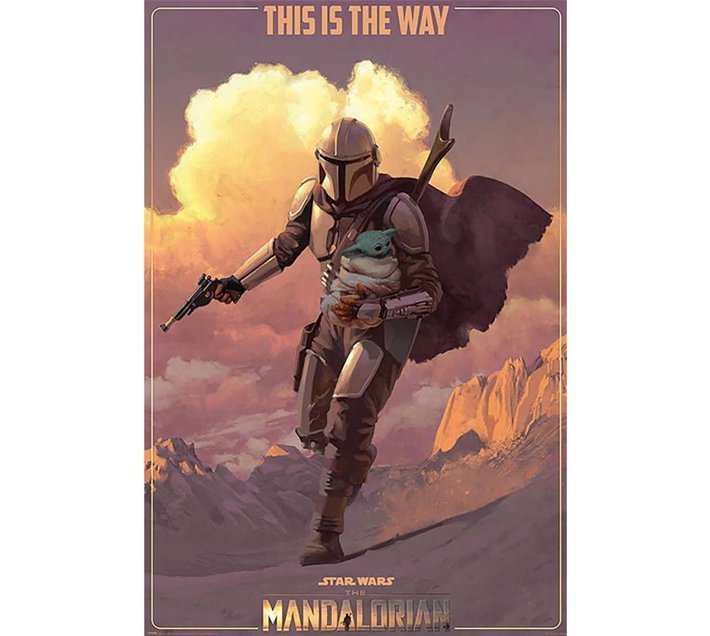 Someone’s in a Makro Star Wars The Mandalorian (On The Run) 61 x 91.5cm ...