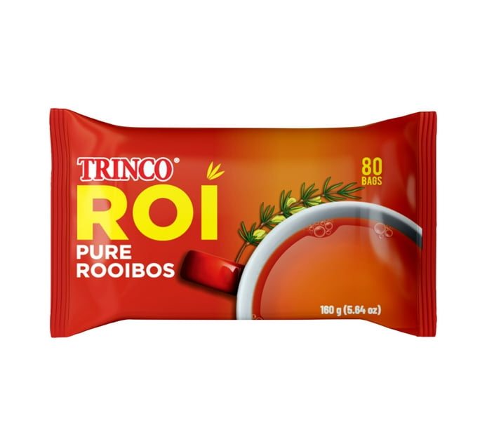 Buy Trinco Roi Pure Rooibos Tea Vacuum Pack 80 Bags in Bulk | Makro ...
