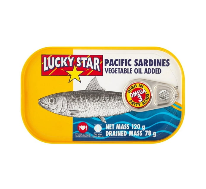 Lucky Star Canned Sardines Pacific in Veg Oil (50 x 120g) | Makro