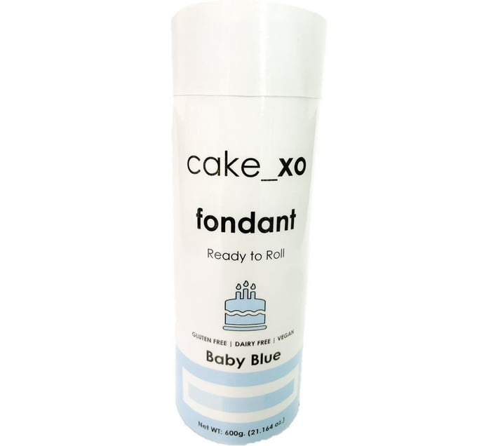 Cake_xo Baby Blue Ready to Roll Fondant Vanilla Cake (600 g) | Makro