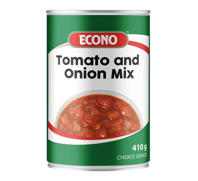 Buy Econo Tomato & Onion Mix (6 x 410 g) in Bulk | Makro Business