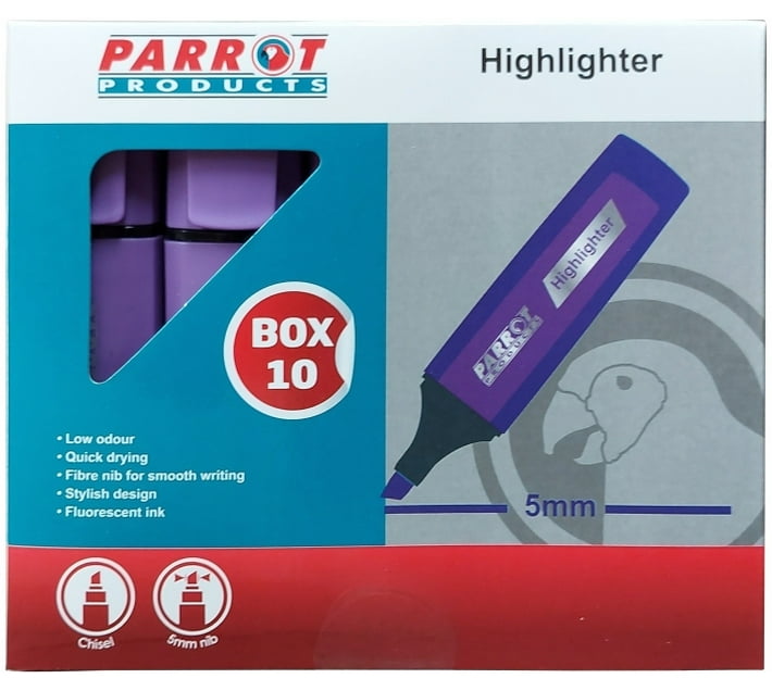 PARROT PRODUCTS MARKER HIGHLIGHTER BOX 10 ORANGE (Orange) | Makro