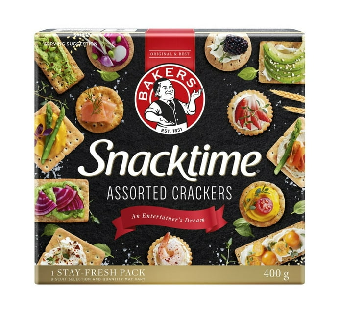 Bakers Snacktime Savoury Biscuits (1 x 400g) | Makro