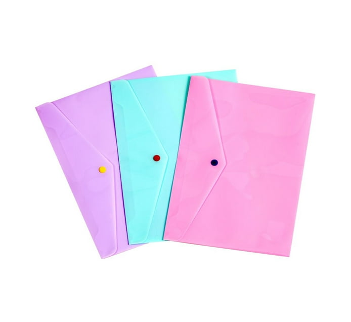 Pen&gear A4 Carry Folders Pastel Assorted | Makro