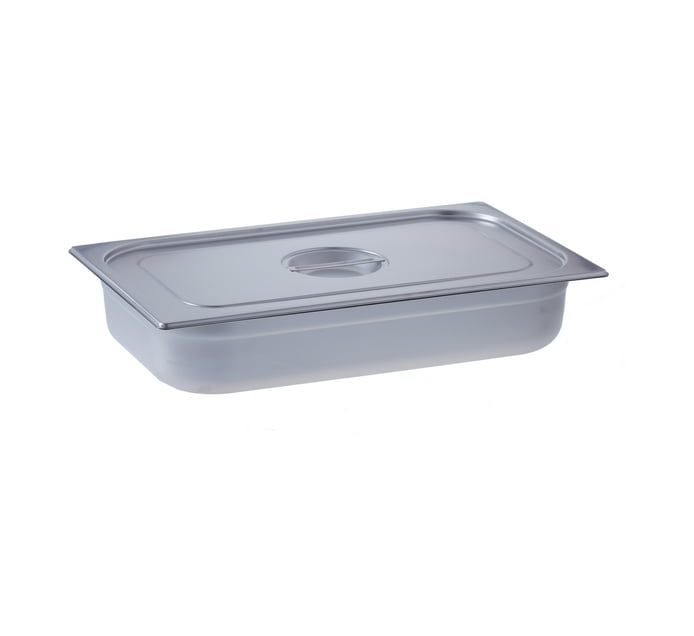 Steelking 100mm Bain Marie Insert With Lid | Makro