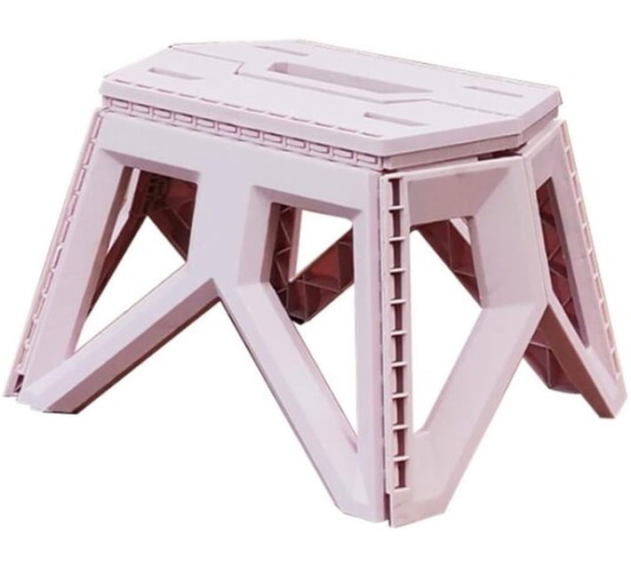 PSM KS-MN-504 Plastic Stool (Finish Colour - Pink, Pre-assembled) | Makro