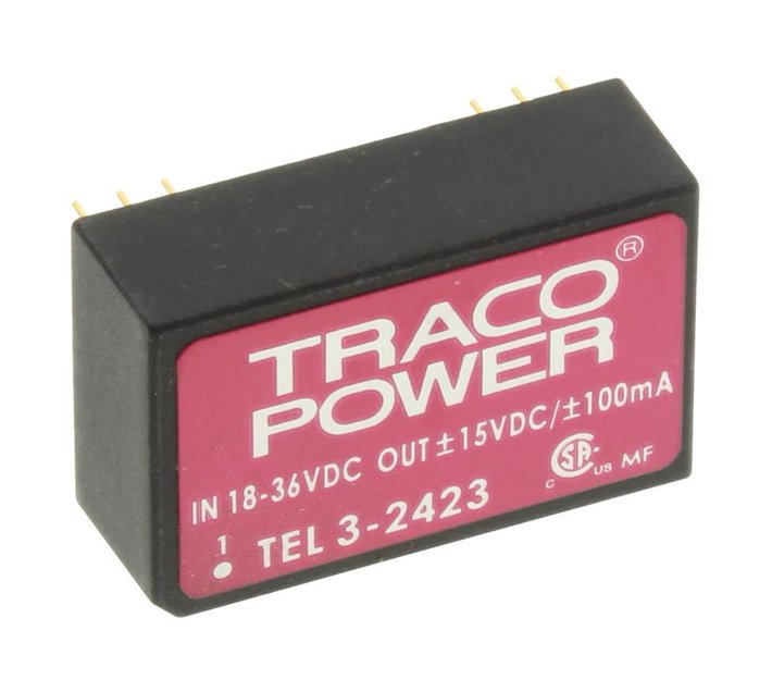 Someone’s in a Makro Traco Power (TEL 3-2423) Isolated Through Hole DC/DC Converter, 15V, 100mA Mood
