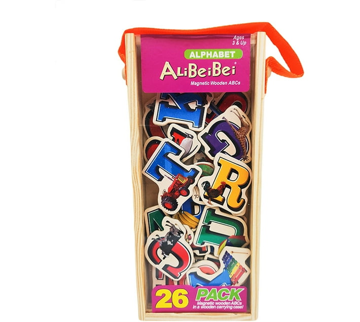 AliBeiBei Alphabet ABC Fridge Magnet For Educational Learning Toys Set ...