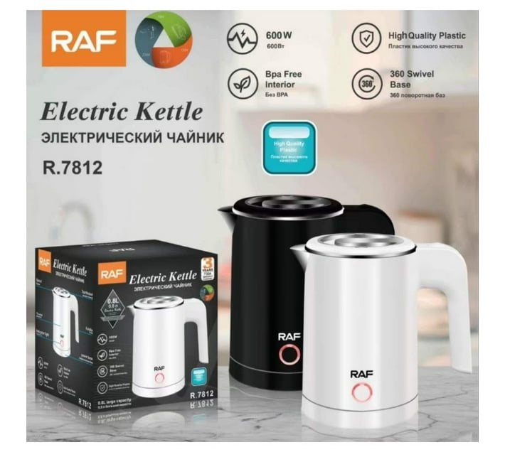 Someone’s in a Makro RAF Electric Kettle, White, 600 Watt Mood