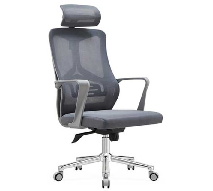 REX M A 202 Office Adjustable Arm Chair (Grey, DIY(Do-It-Yourself)) | Makro