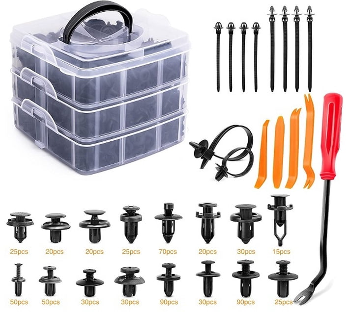 Jiageng JG20375313 625 Pieces Retainer Clips and Fasteners Remover Tool ...