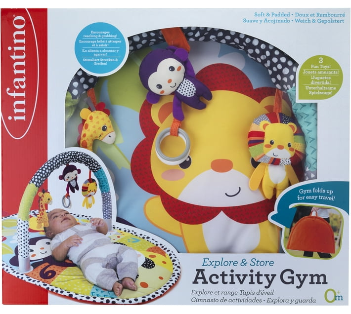 Infantino Explore&Store Activity Gym NA Crib Toy and Play Gym ...