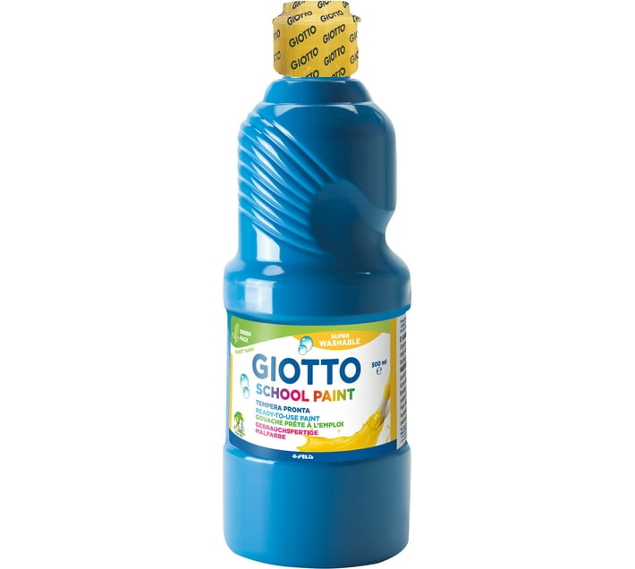 Giotto School Paint 500ml (Set of 1, Cyan) | Makro