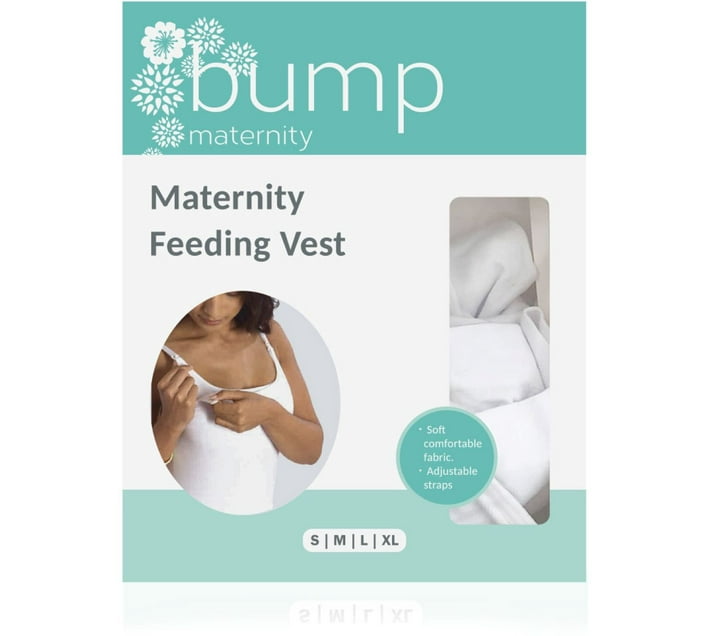 BUMP MATERNITY MATERNITY VEST Cotton Reusable Breast Nipple Shield ...