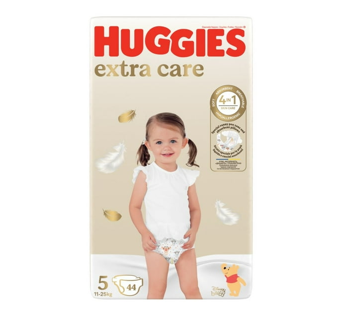 Buy Huggies Extra Care Baby Diapers Size 5 11-25kg 44 Pack in Bulk ...