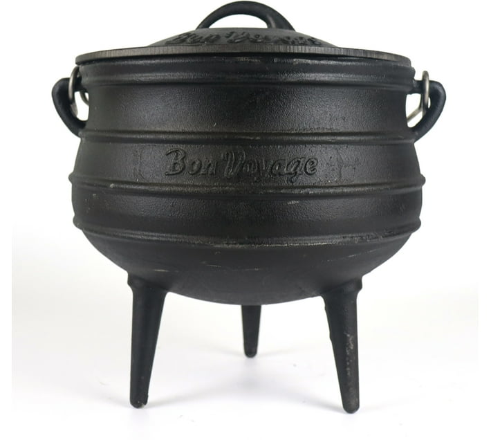 Bon Voyage No. 25 Cast Iron 70-Liter Potjie Pot Cook and Serve ...