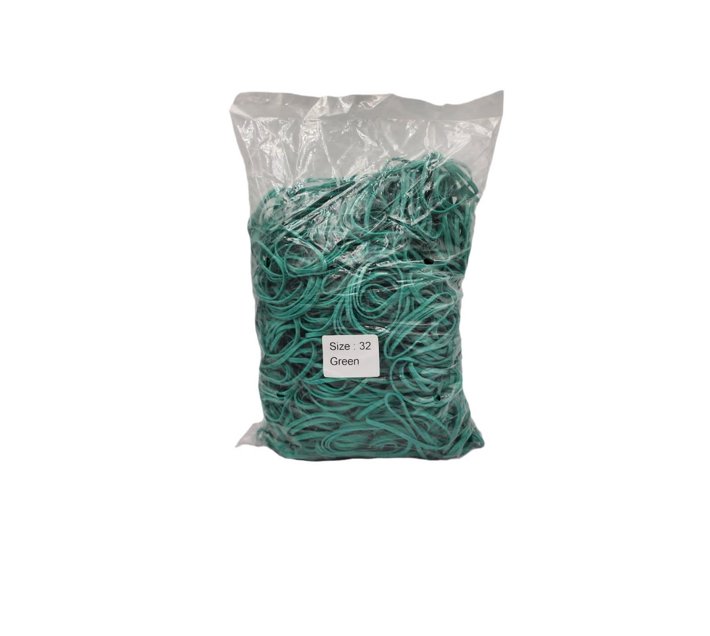 Someone’s in a Makro 1KG Rubber Bands - Size 32 - Green Mood